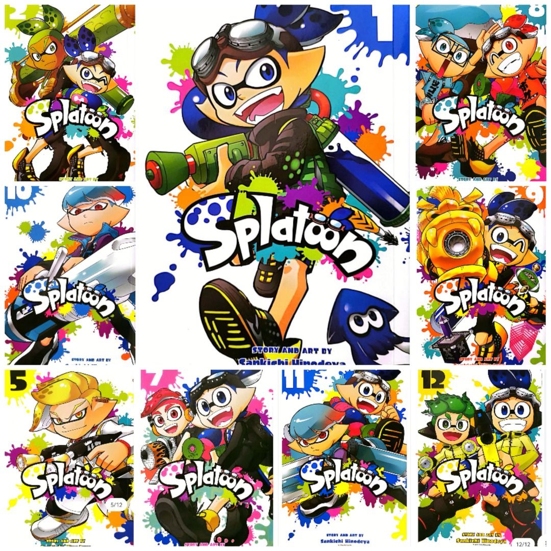 Splatoon book series, Hobbies & Toys, Books & Magazines, Comics & Manga ...