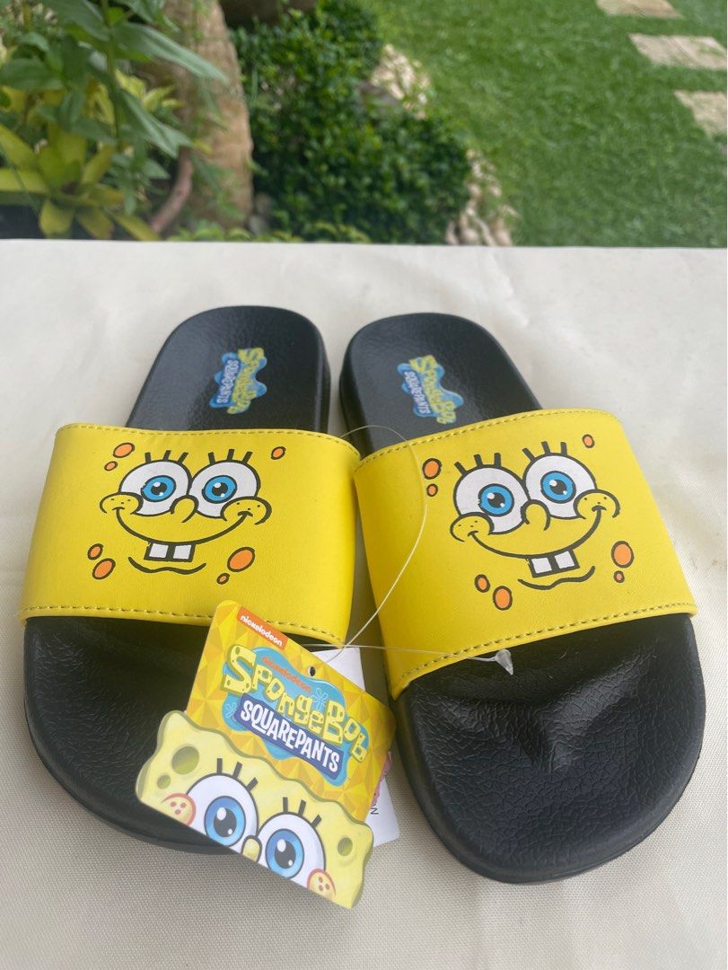 SPONGEBOB SLIDES size 2/3, Babies & Kids, Babies & Kids Fashion on ...