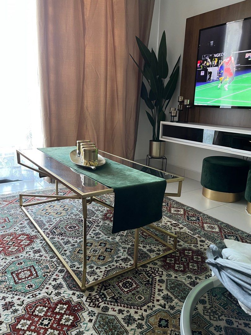 SSF Gold Coffee Table, Furniture & Home Living, Furniture, Tables ...