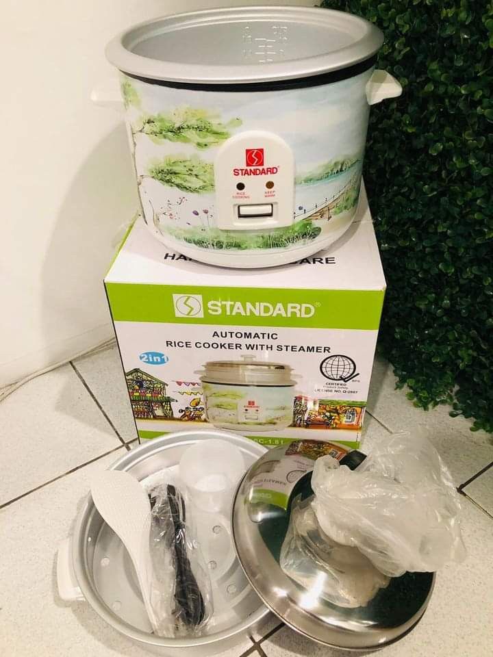 Standard 1.8L Automatic Rice Cooker With Steamer SSC-1.8L, TV & Home ...