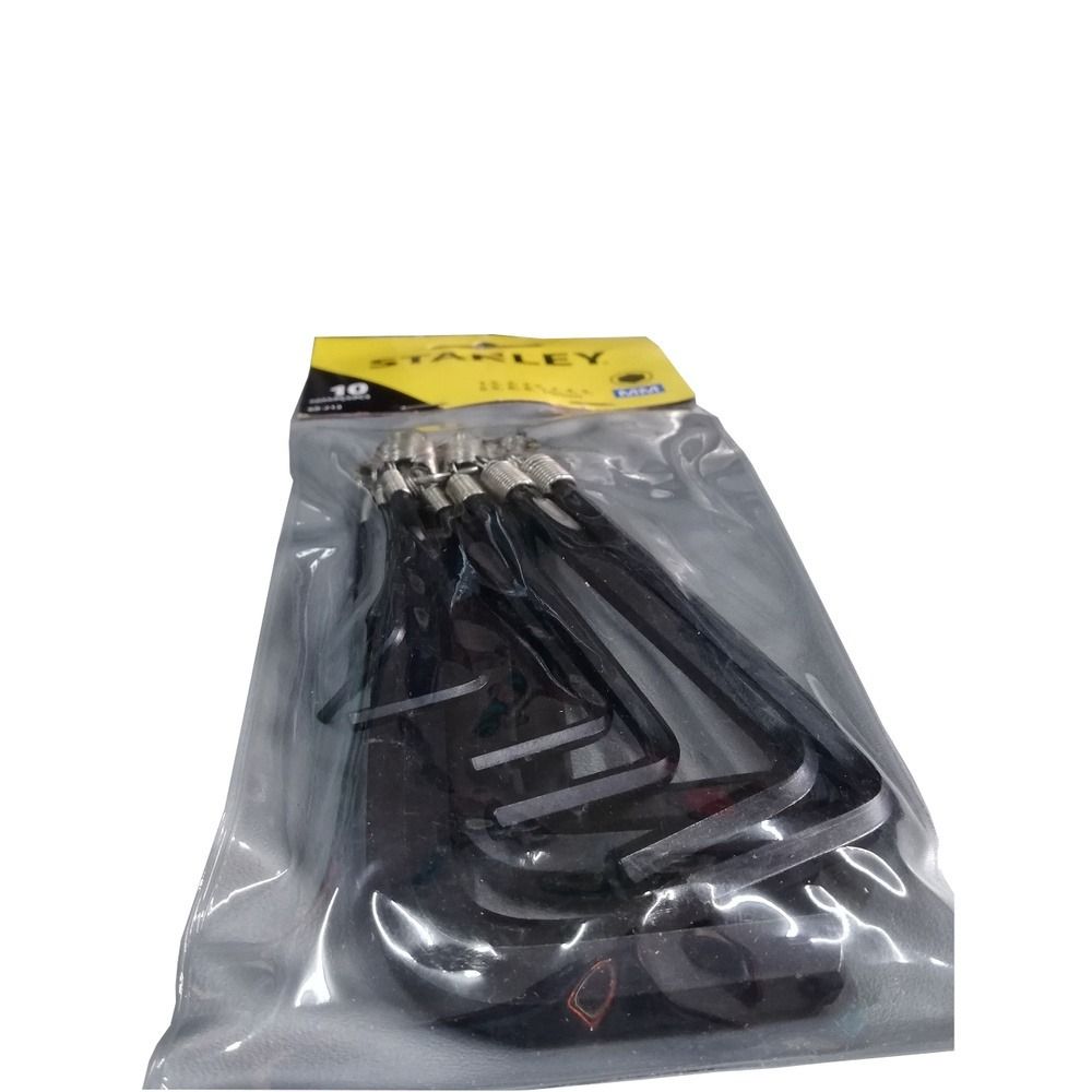 Stanley 10pc. Hex Allen Key Ring Set 1.5 to 10mm, Commercial ...
