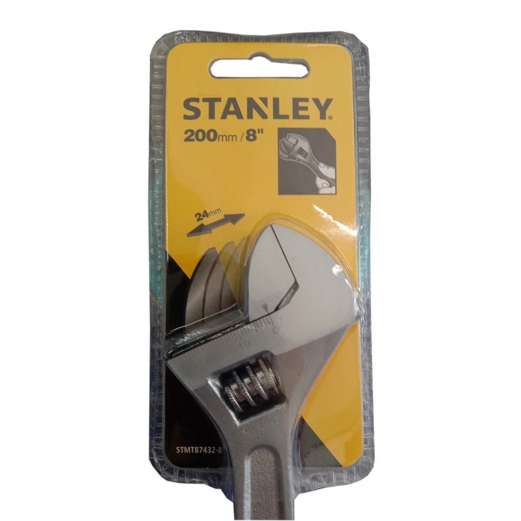 Stanley Wrench Adjustable 200mm/8", Commercial & Industrial ...
