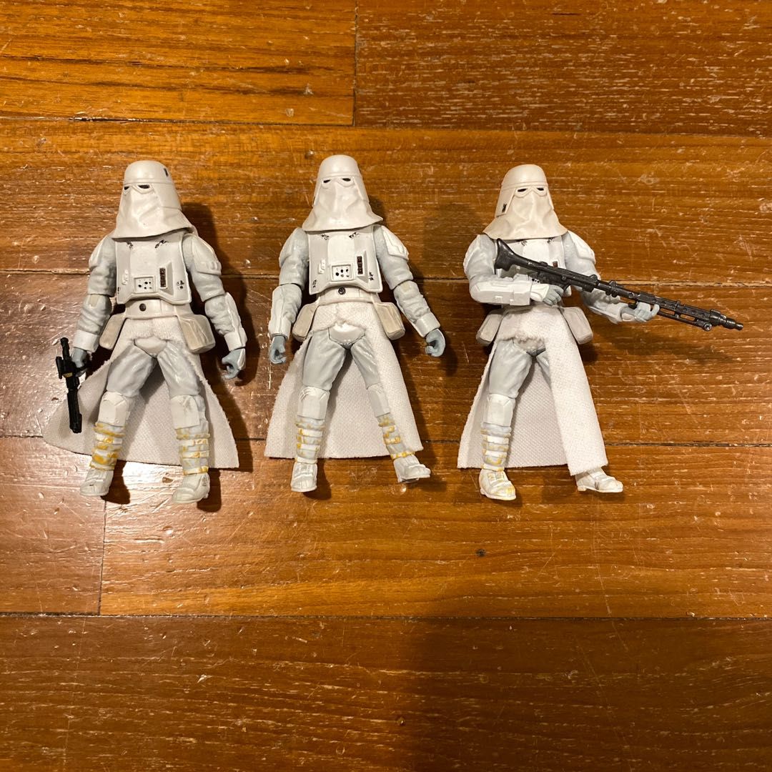 Star Wars 3.75 Action Figures Clone Trooper Jedi Sith Rex Gree Fox ...