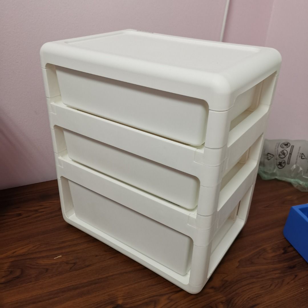 Table Top 3 tier Drawer storage, Furniture & Home Living, Home ...