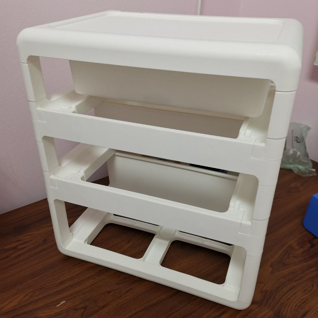 Table Top 3 tier Drawer storage, Furniture & Home Living, Home ...