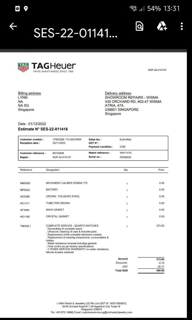 Tag Heuer Aqua Racer Watch, Luxury, Watches on Carousell