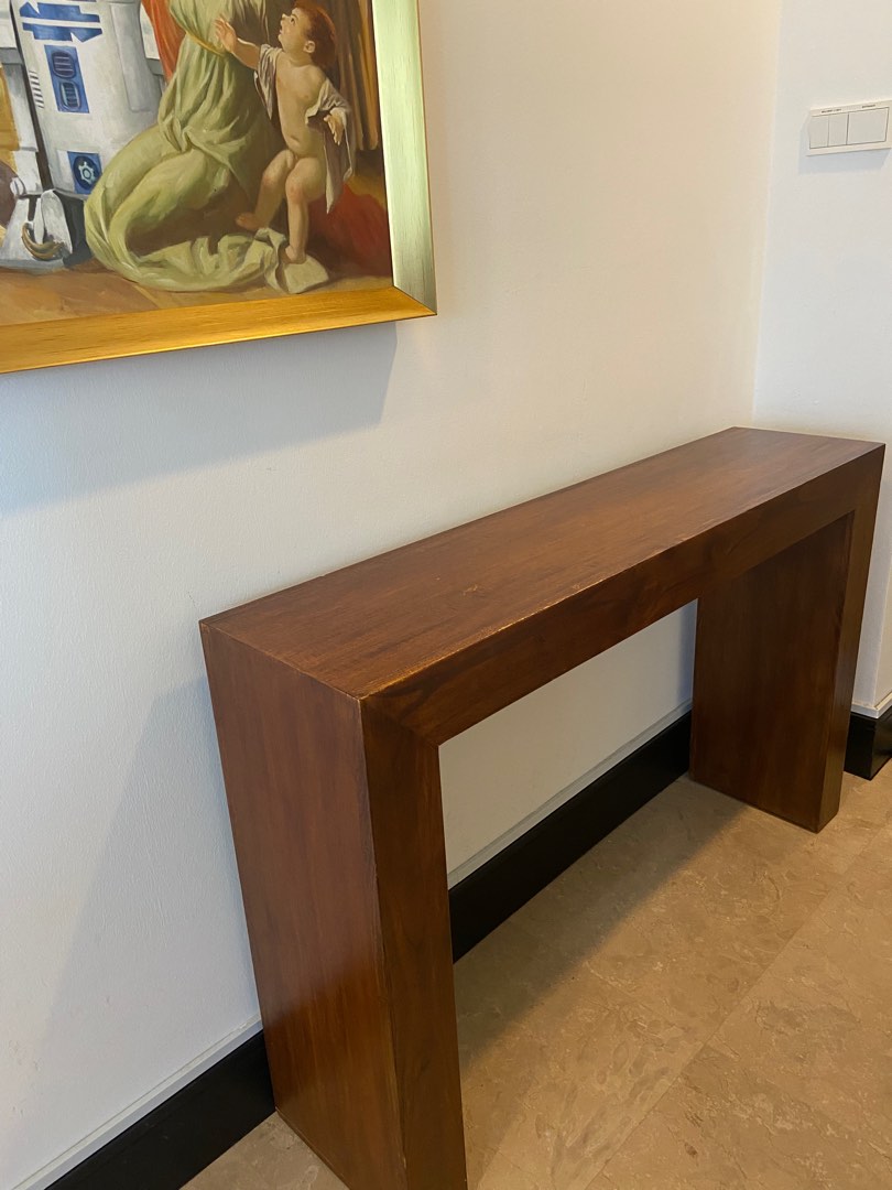 Teka console, Furniture & Home Living, Furniture, Tables & Sets on Carousell