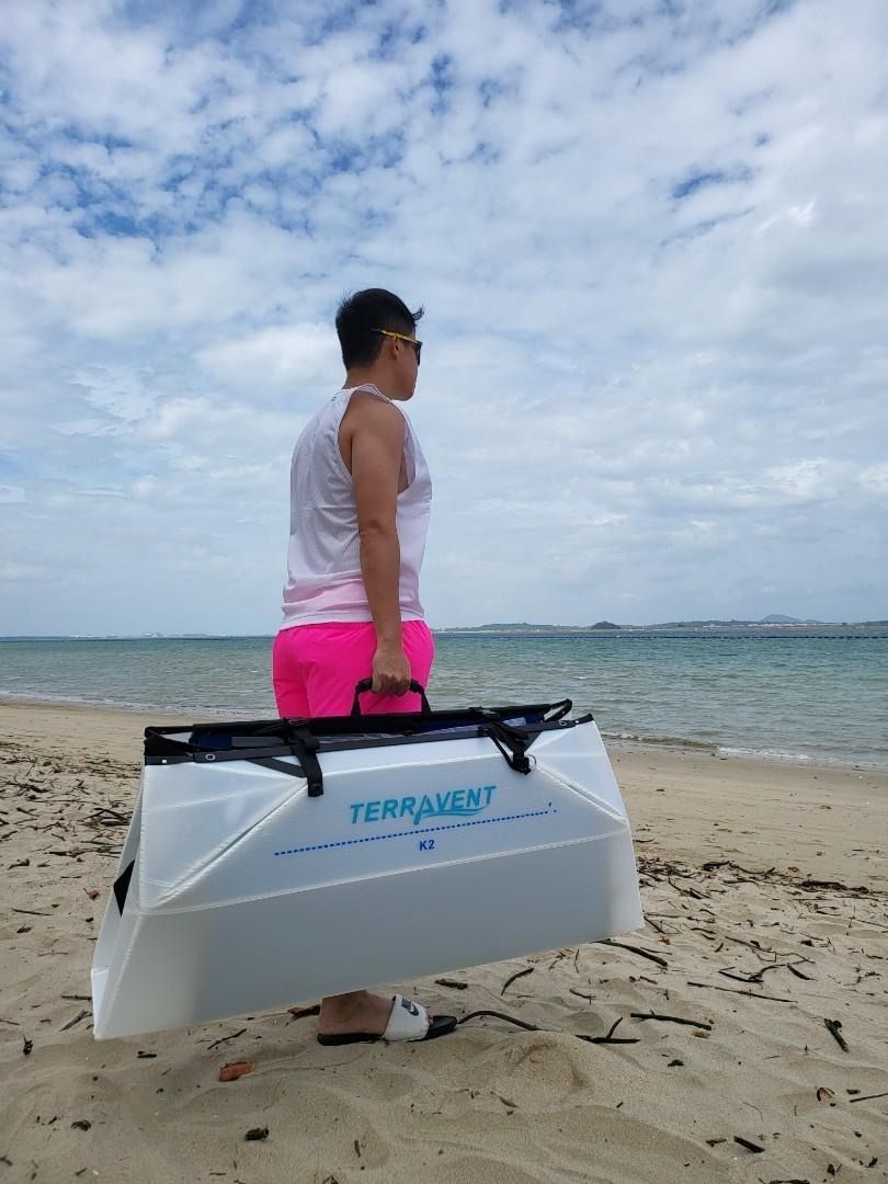 Terravent K2 Foldable Kayak (50% off), Sports Equipment, Sports & Games ...