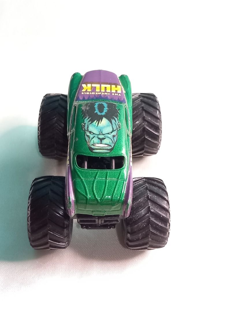 The Incredible Hulk Monster Truck Hot wheels, Hobbies & Toys, Toys ...