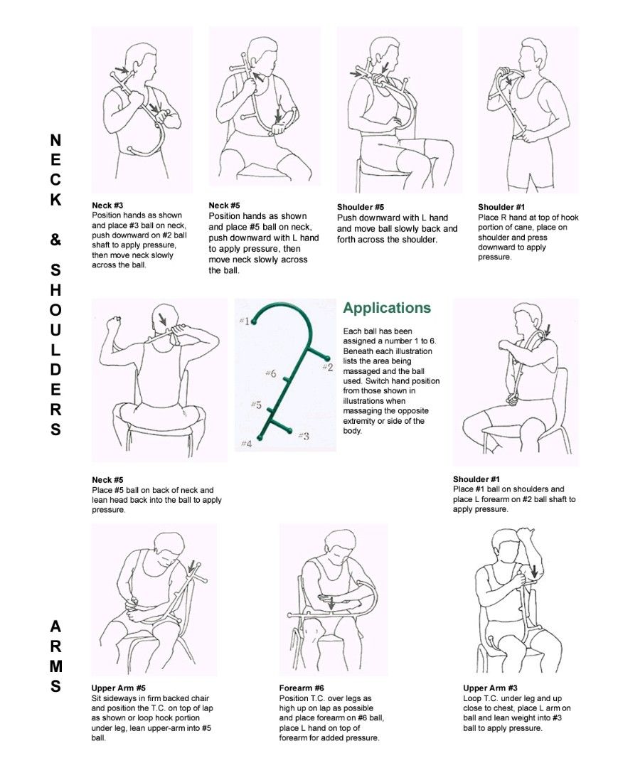 Theracane self massage cane, Sports Equipment, Other Sports Equipment ...