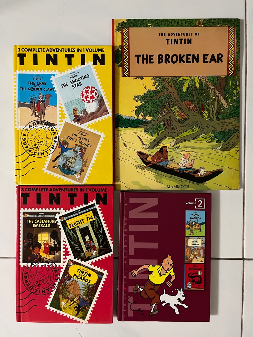 Tintin Collection, Hobbies & Toys, Books & Magazines, Comics & Manga on ...