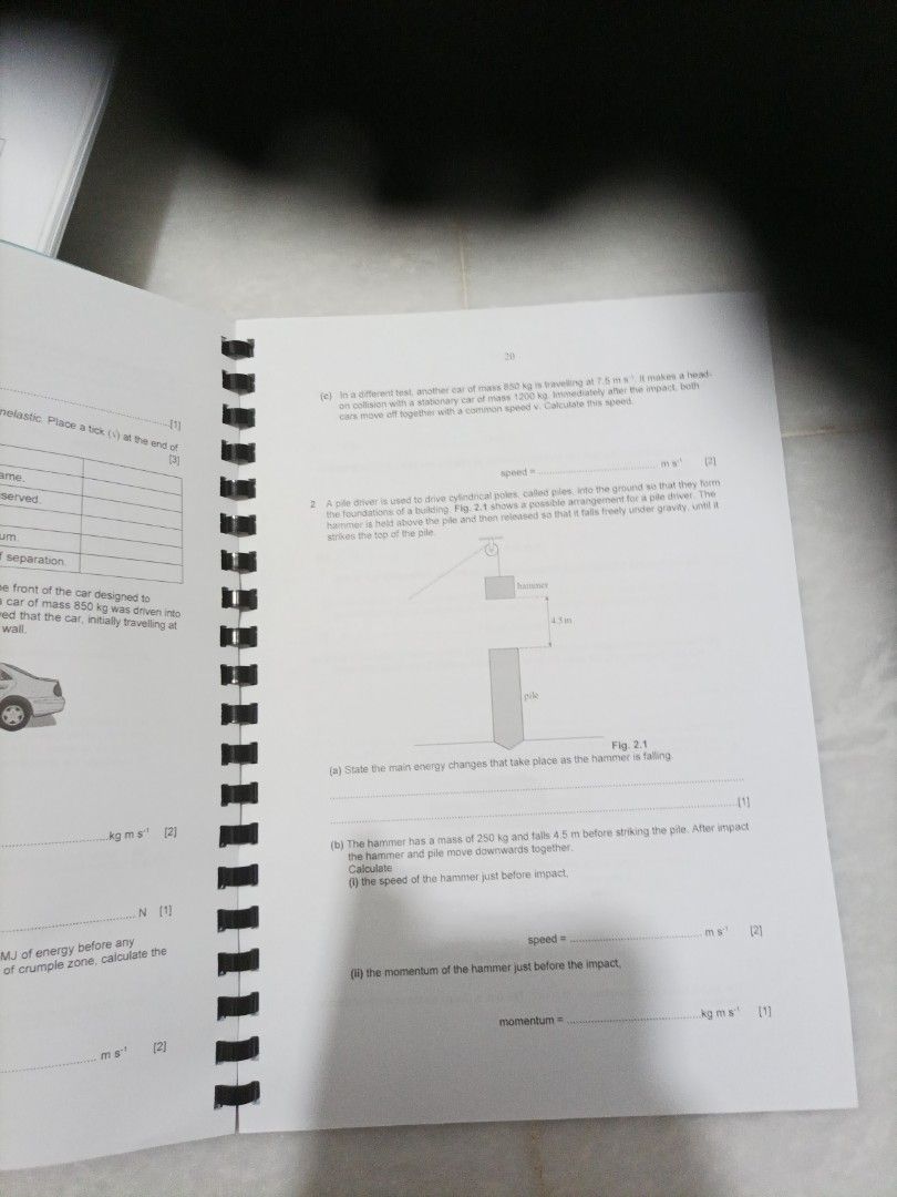 TJC H1 physics Tutorial, Hobbies & Toys, Books & Magazines, Textbooks ...