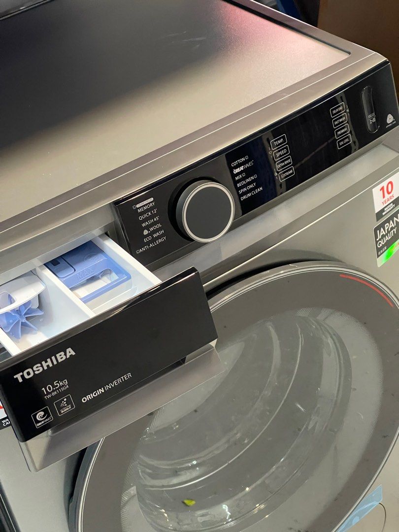 Toshiba TW-BK115G4S 10.5kg Inverter Front Load Washing Machine Display Set $730 Delivery add $50 ...