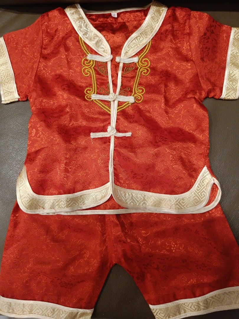 Traditional Chinese CNY costume, Babies & Kids, Babies & Kids Fashion ...