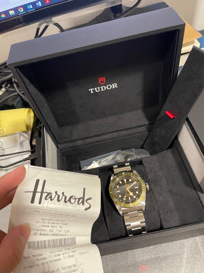 Tudor Harrods brand new with receipt, Luxury, Watches on Carousell