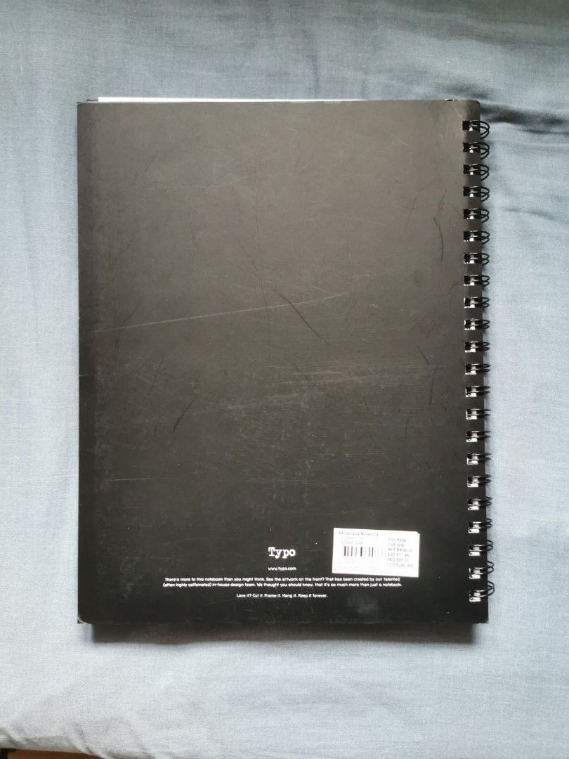 Typo A4 Campus Spinout Notebook with Pocket Dividers and Perforated ...