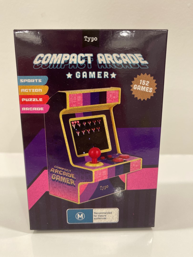 Typo Compact Arcade Gamer, Hobbies & Toys, Toys & Games on Carousell