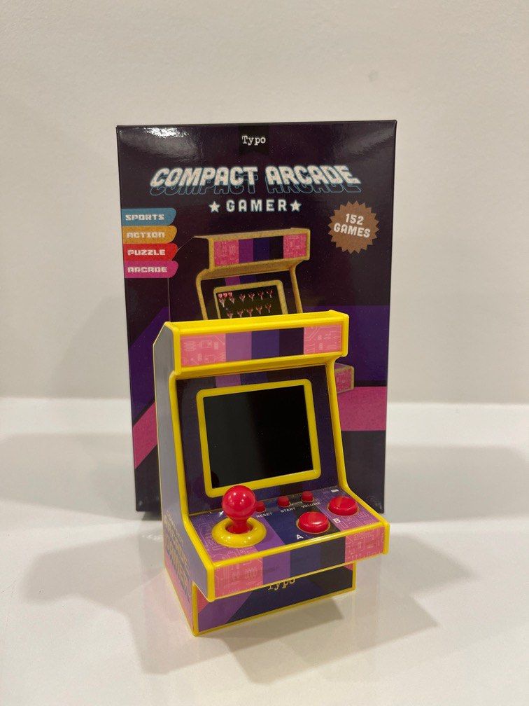 Typo Compact Arcade Gamer, Hobbies & Toys, Toys & Games on Carousell
