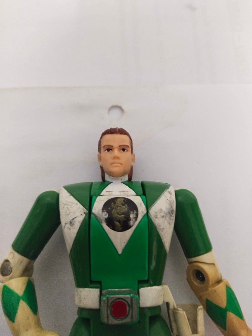 vintage 2 Power Rangers---Green Zeo & Trini Yellow/Loose Toy Figures ...