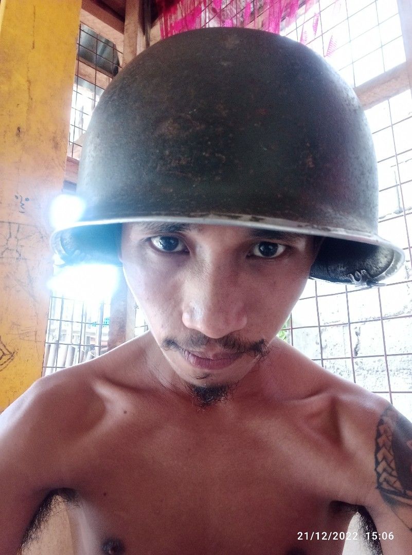 Vintage m11 us military helmet tyempo kastila, Hobbies & Toys ...