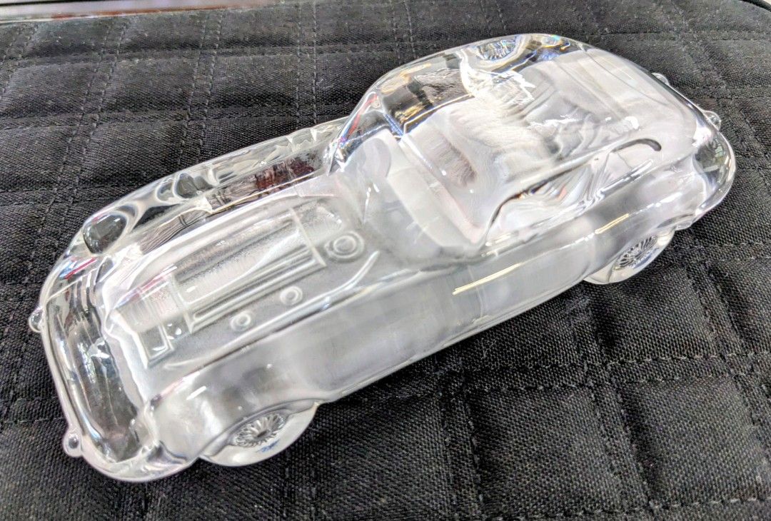 Vintage Porsche 911 Hofbauer Glass Laser Cut Figure on Carousell