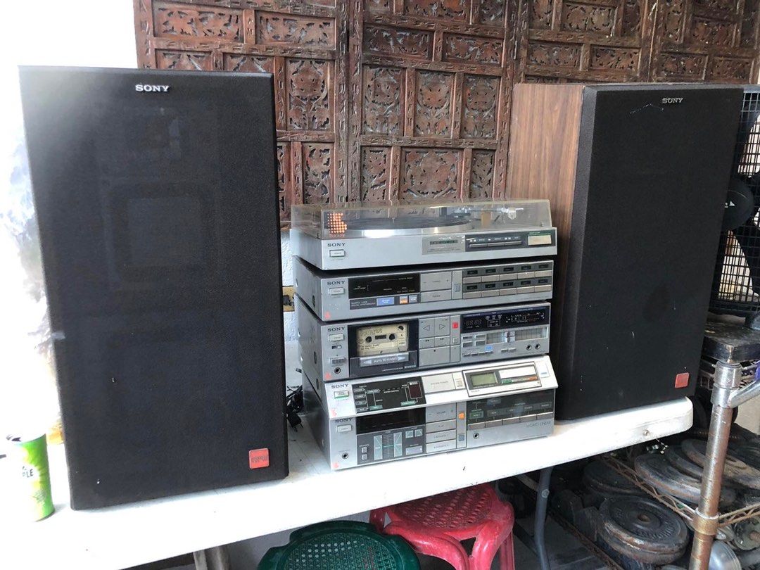 Vintage Sony Stereo Component System Set 220V defective as-is, Audio ...