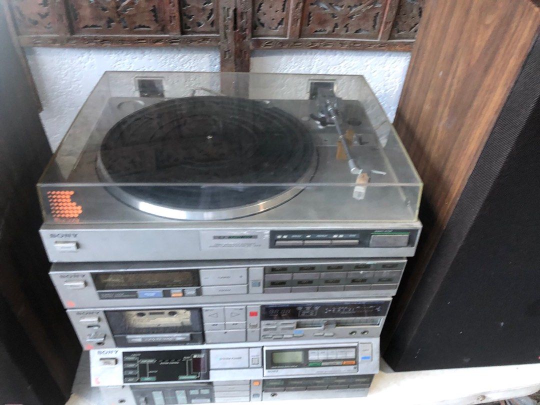 Vintage Sony Stereo Component System Set 220V defective as-is, Audio ...
