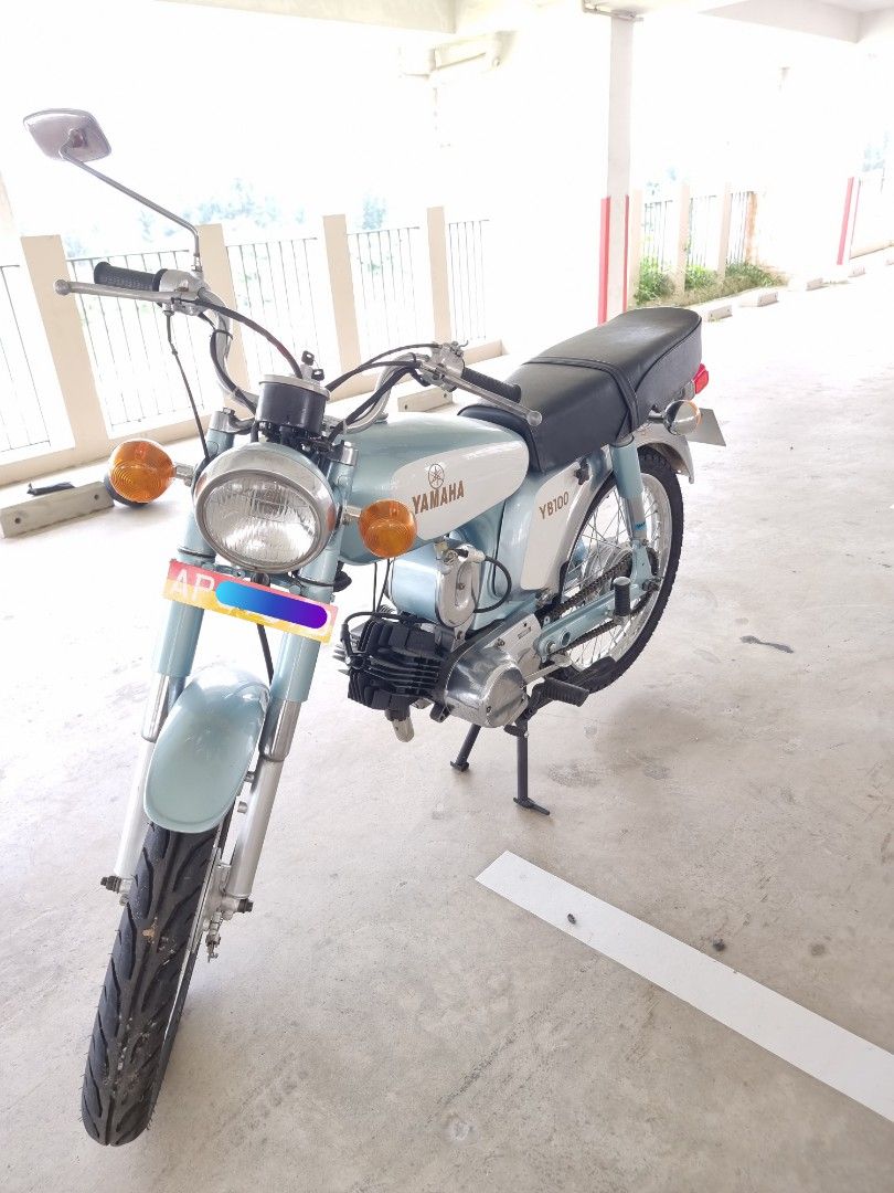 VINTAGE YAMAHA YB100, Motorcycles, Motorcycles for Sale, Class 2B on ...