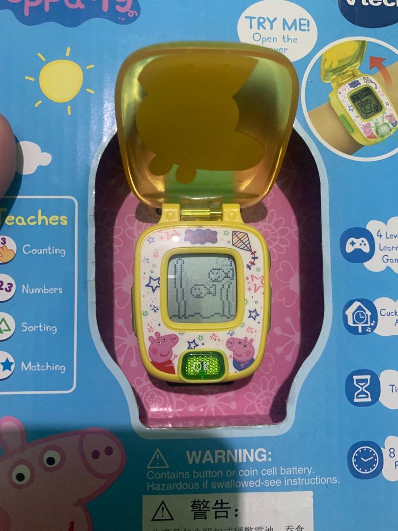 Vtech Peppa Pig Watch, Hobbies & Toys, Toys & Games on Carousell