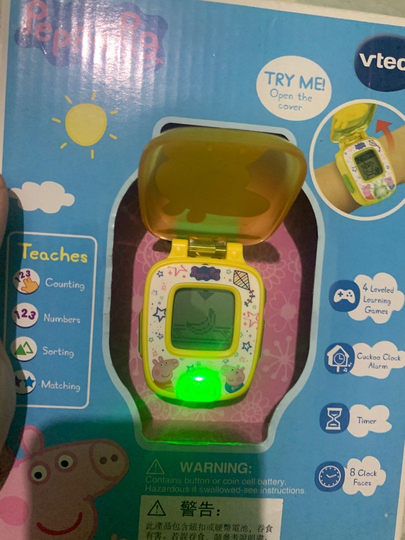 Vtech Peppa Pig Watch, Hobbies & Toys, Toys & Games on Carousell