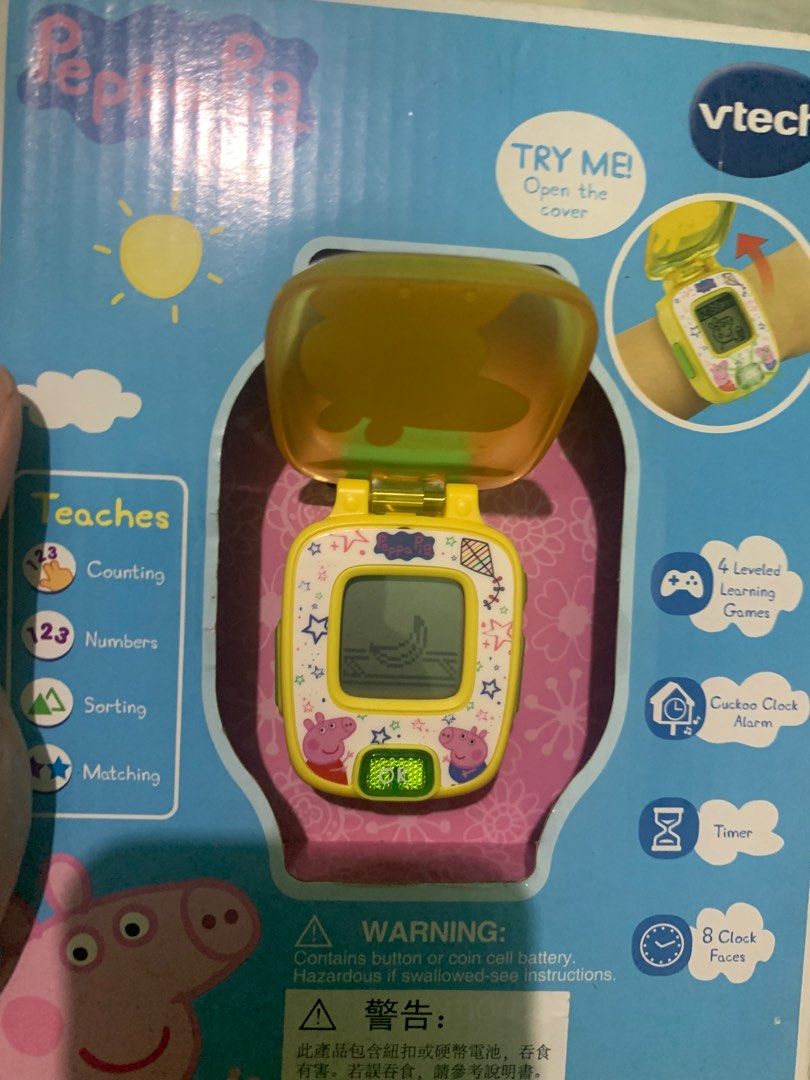 Vtech Peppa Pig Watch, Hobbies & Toys, Toys & Games on Carousell