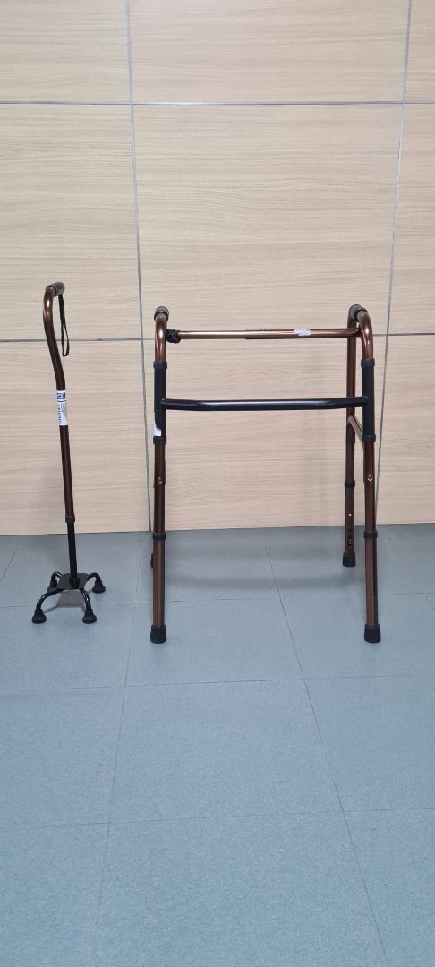 Walking frame and cane, Health & Nutrition, Assistive & Rehabilatory ...