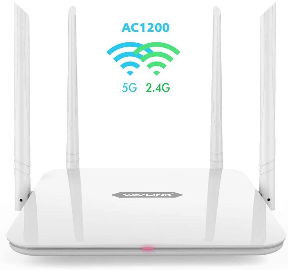 WAVLINK AERIAL G2 AC1200 Smart WiFi Router Dual Band Wireless Internet ...