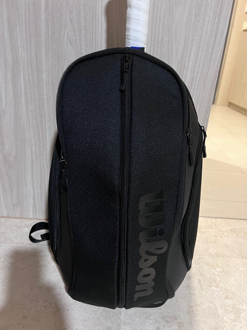 Wilson Roger Federer tennis backpack, Men's Fashion, Bags, Backpacks on ...