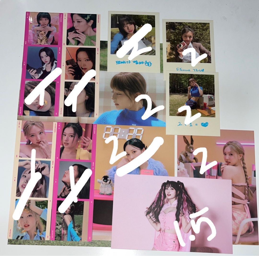 wts twice album inclusions between 1&2 formula of love, Hobbies & Toys, Memorabilia ...