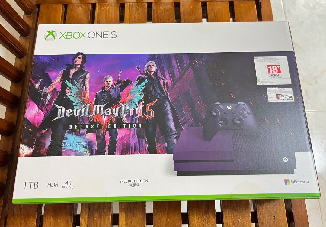 XBox One S 1TB Devil May Cry 5 Deluxe Edition, Video Gaming, Video Game ...