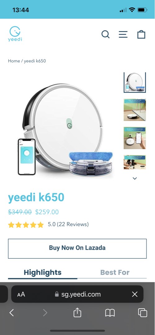 Yeedi k650, TV & Home Appliances, Vacuum Cleaner & Housekeeping on ...