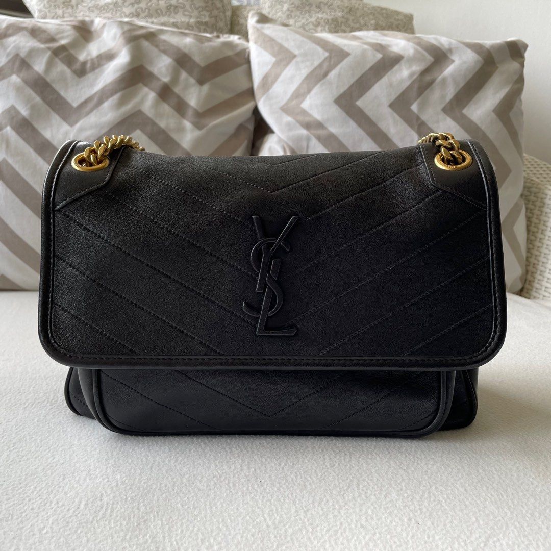 YSL Niki Medium in Lambskin, Women's Fashion, Bags & Wallets, Shoulder ...