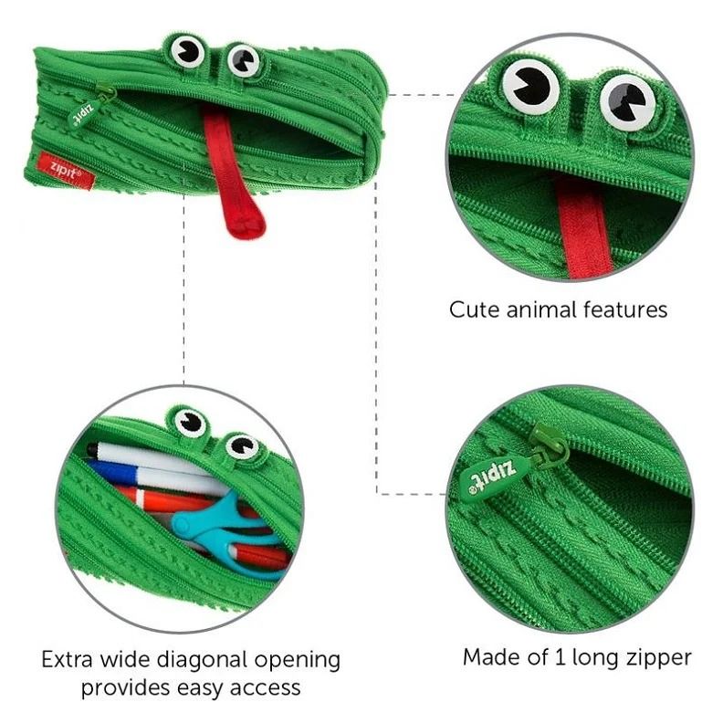 ZIPIT Animals Pouch - Frog, Hobbies & Toys, Stationary & Craft ...