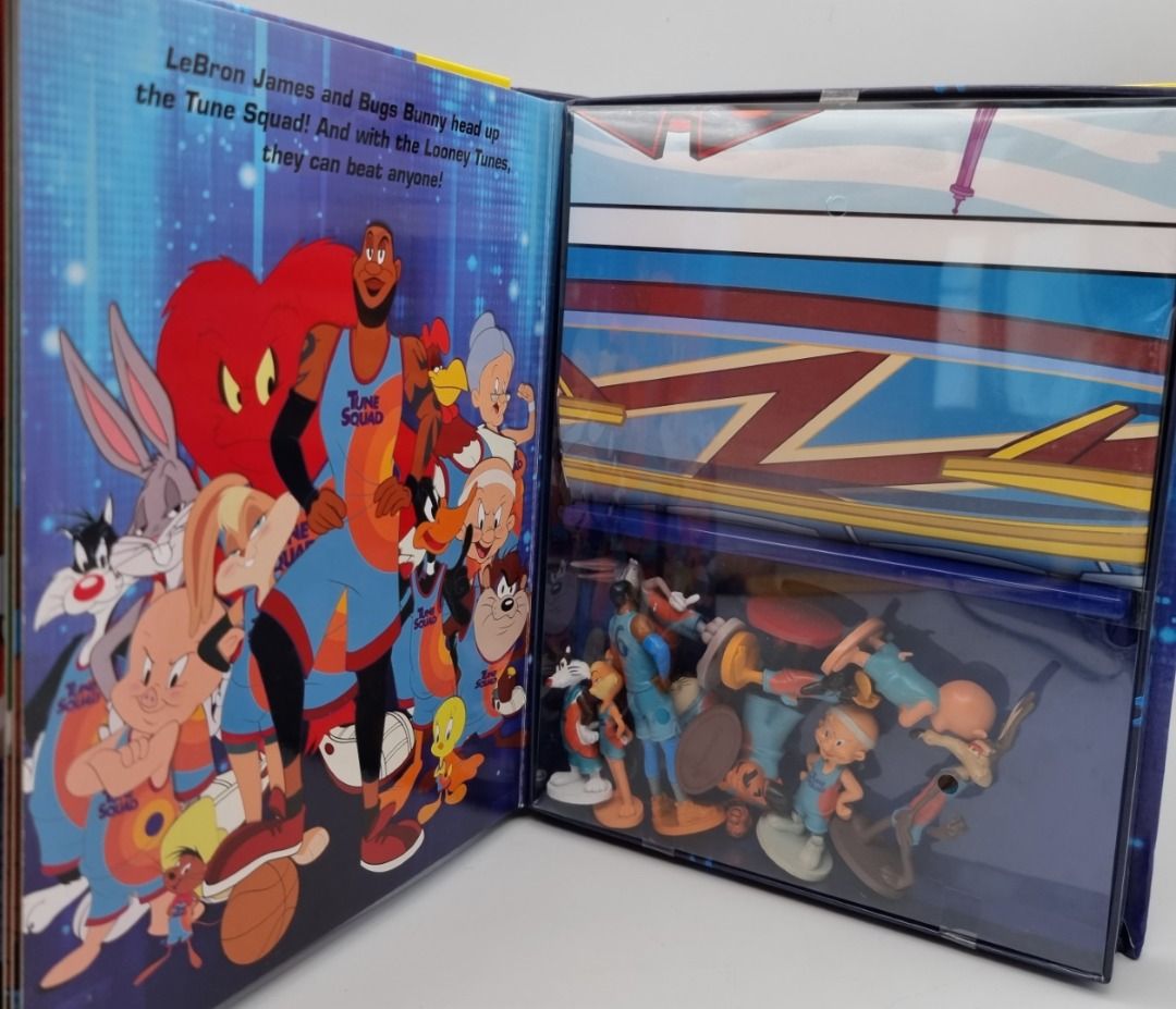 10 FIGURINES WARNER BROS. Space Jam My Busy Book A New Legacy Board ...