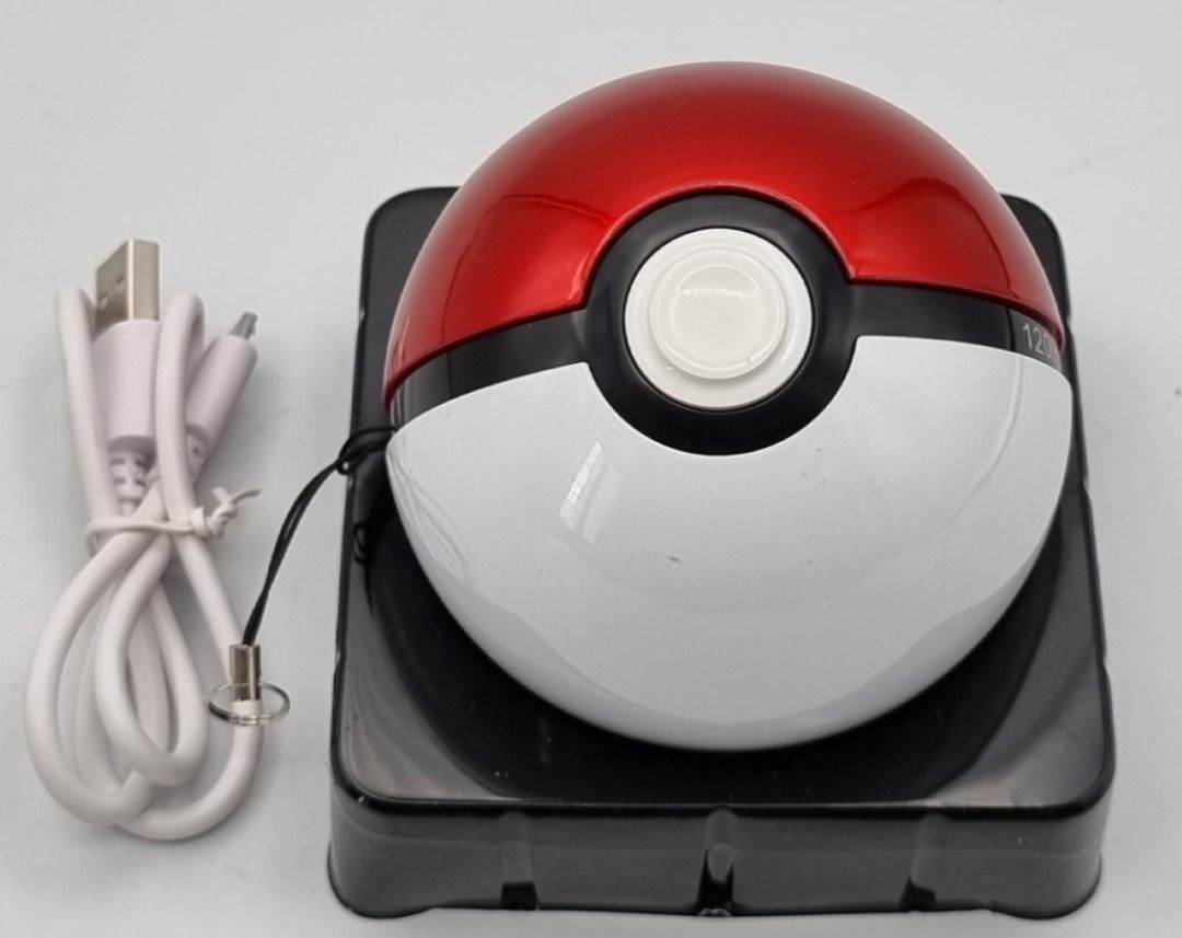 12000 MAH Capacity Pokemon Powerbank Poke Ball USB Power Bank Portable ...