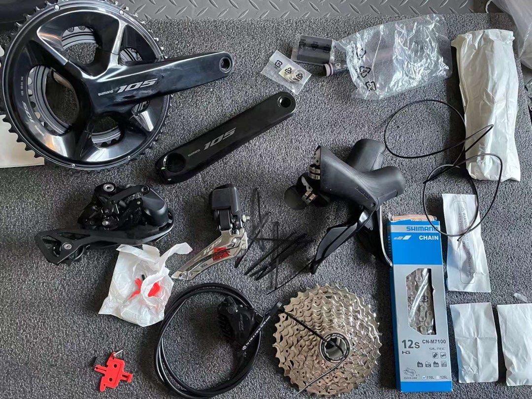 [1 unit Po]R7170 Shimano 105 di2 12 speed groupset hydraulic brake ...