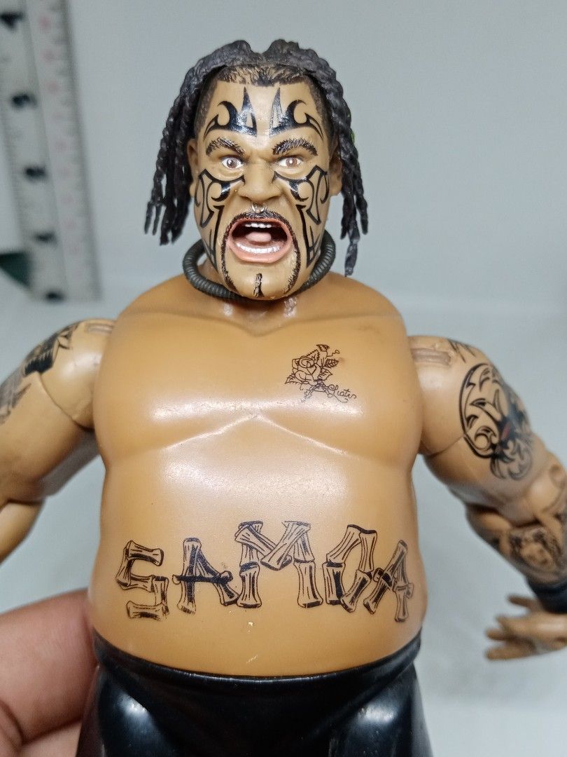 2004 WWE Umaga Jakks Pacific, Hobbies & Toys, Toys & Games on Carousell