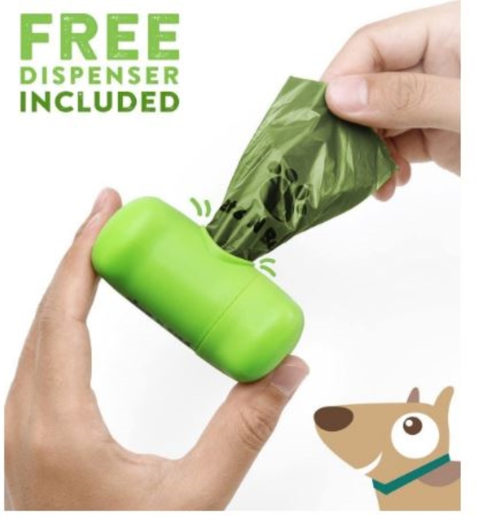 15 BAG PETS N BAGS Dog Waste Bags Unscented Compostable Oxo ...