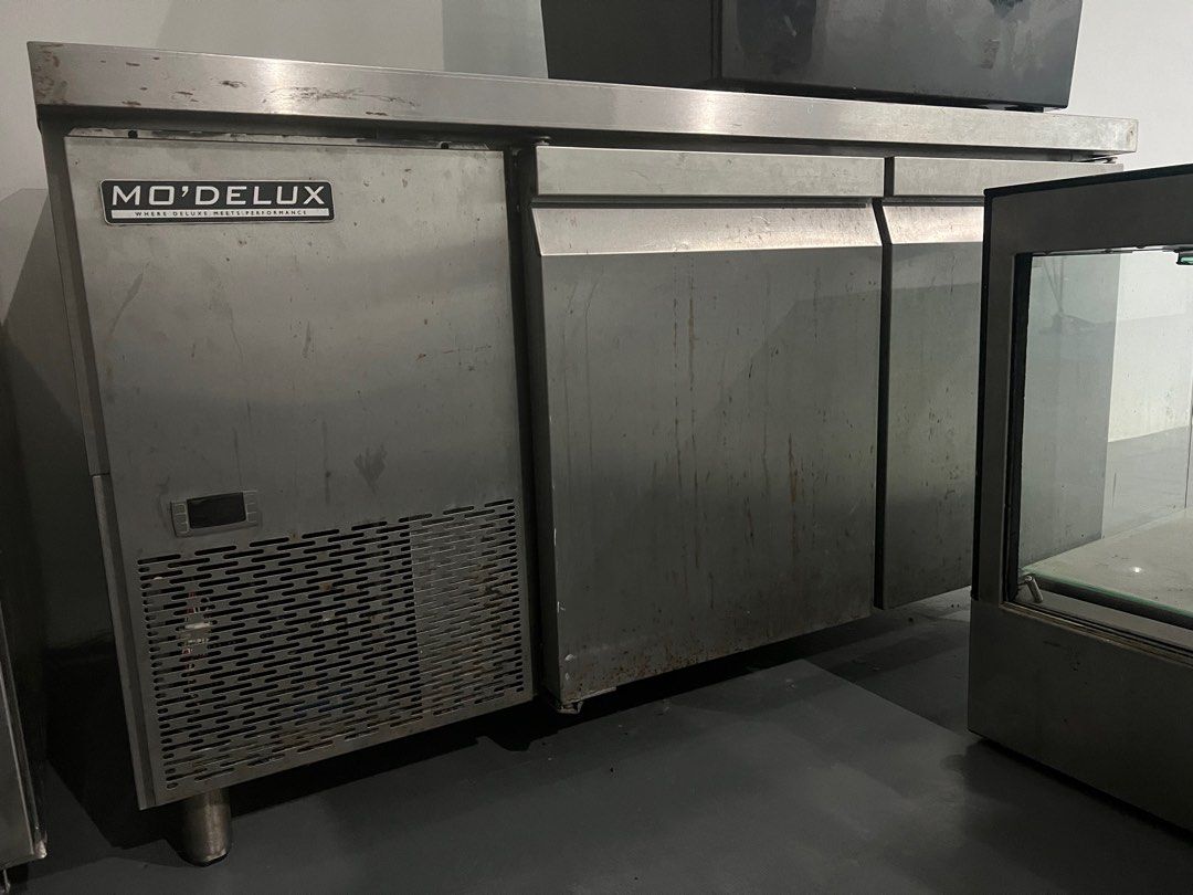 2 Door Counter Chiller, Furniture & Home Living, Kitchenware ...