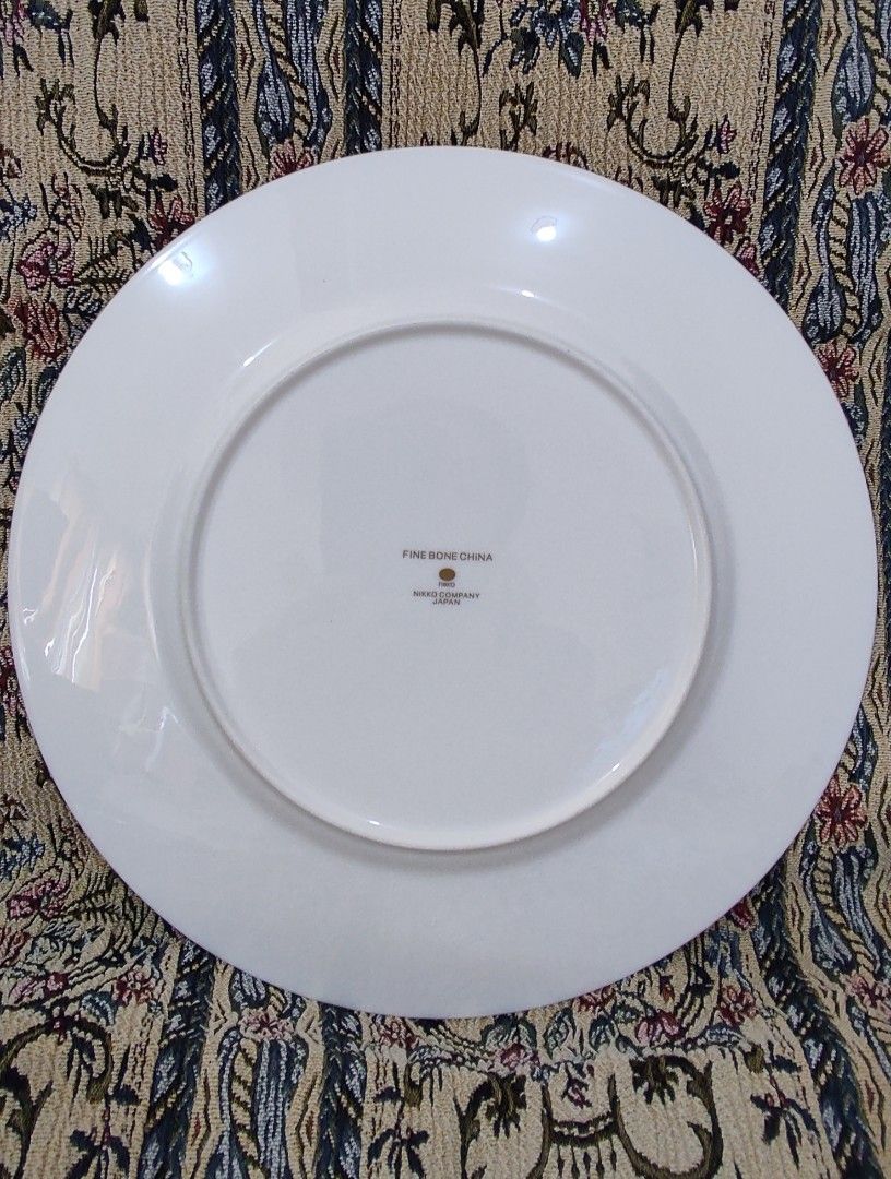 5 Pcs Nikko Fine Bone China Dinner Plates, Furniture & Home Living ...