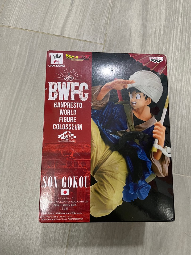 日版 金證正版 bwfc 龍珠 z 第五彈 孫悟空 Son Gokou 全新未開, 興趣及遊戲, 玩具 & 遊戲類 - Carousell