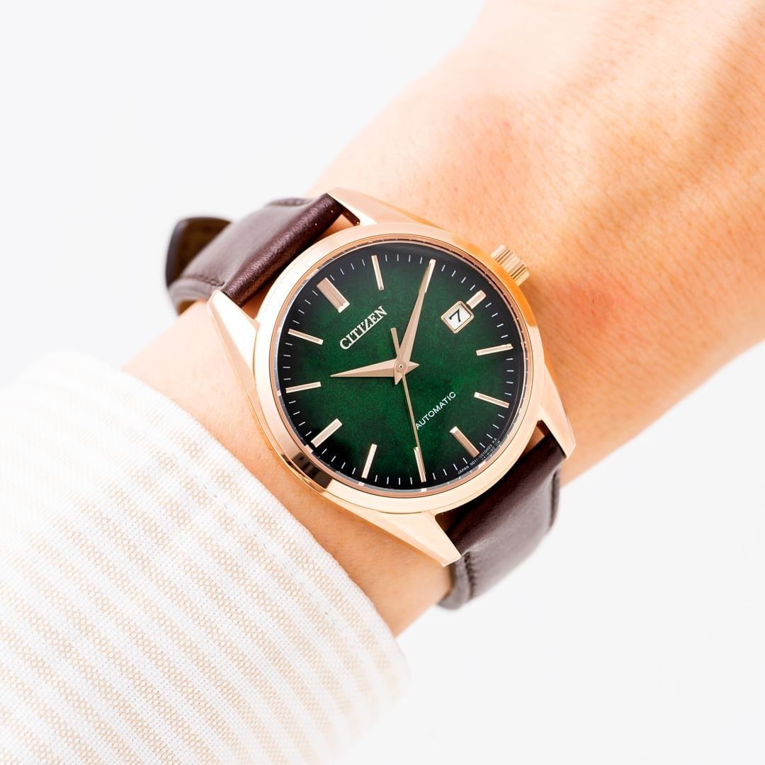 Brand New Citizen Automatic Jade Green Silver Leaf Lacquer Dial LE 300 ...