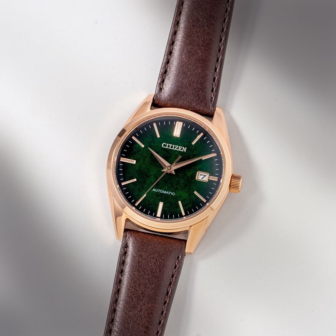 Brand New Citizen Automatic Jade Green Silver Leaf Lacquer Dial LE 300 ...