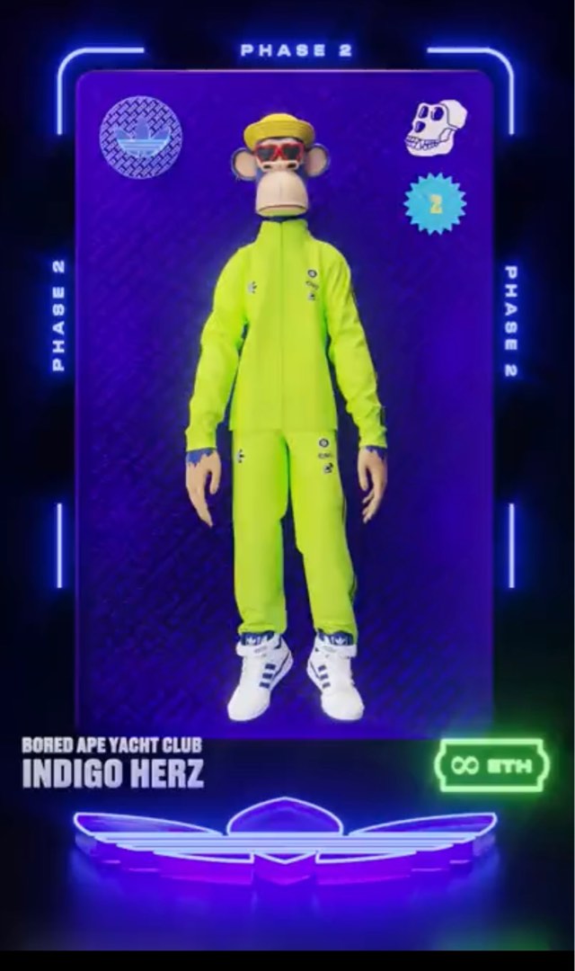 Adidas NFT limited edition tracksuit, Men's Fashion, Activewear on ...